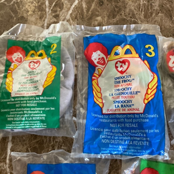 Ty | Toys | Mcdonalds Ty 999 Mini Beanie Babies | Poshmark